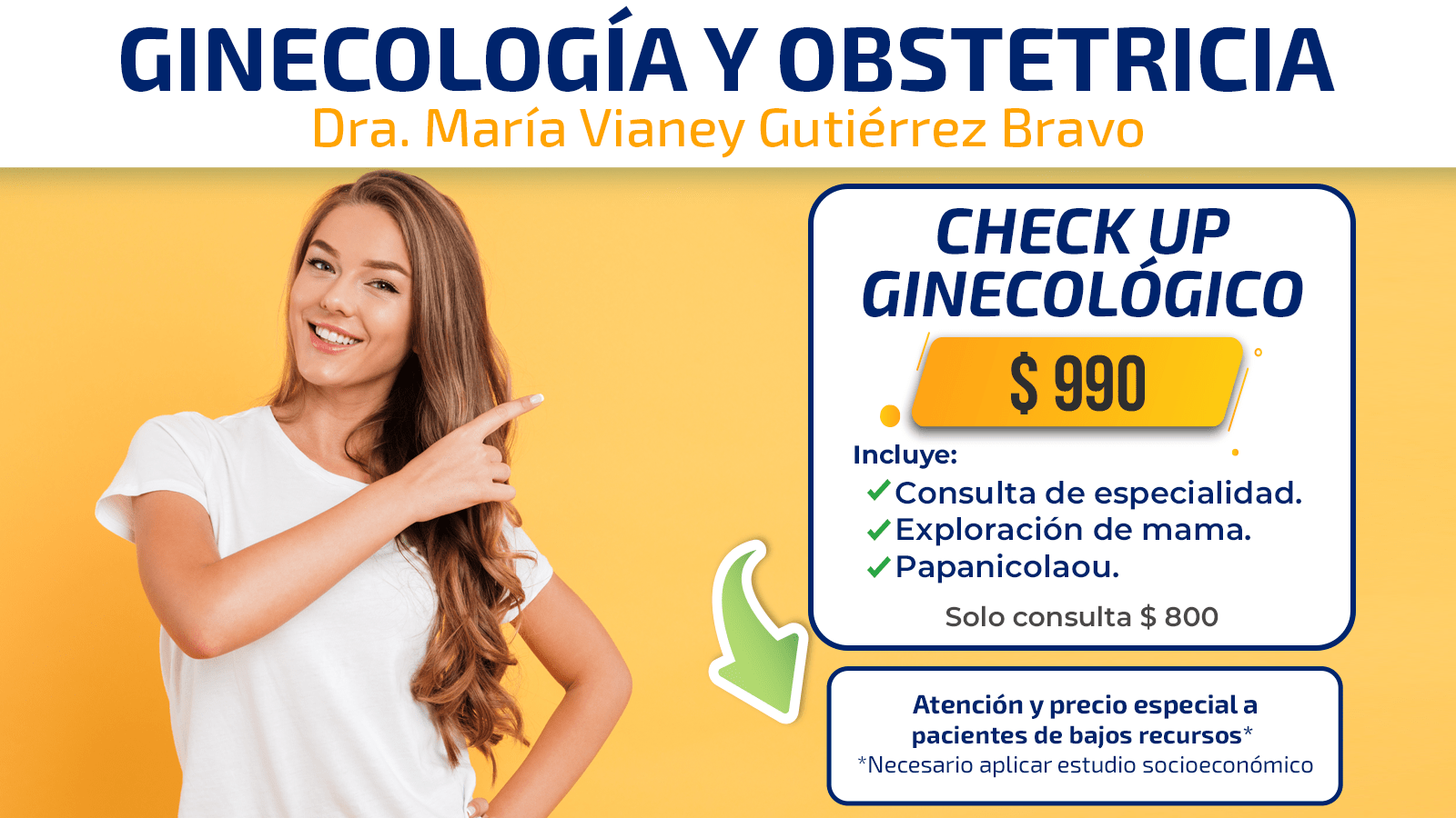 Ginecóloga y Médico Militar - Dra. María Vianey Gutiérrez Bravo